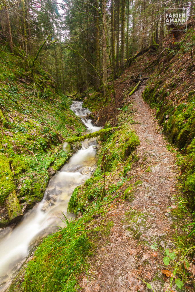 Promenade aux abords du saut de la Bourrique à Gérardmer - feub.net